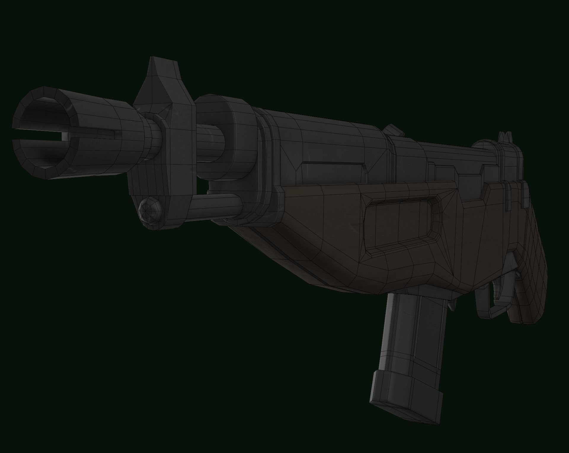 3D model Stylized rifle VR / AR / low-poly | CGTrader