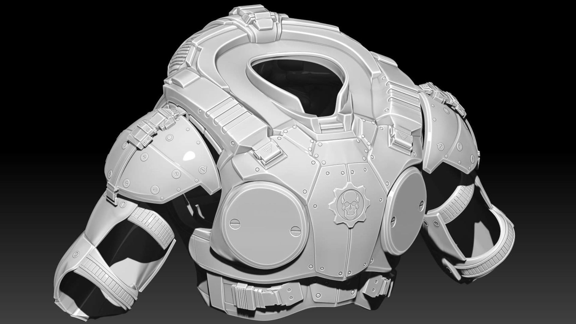 3D Print Model Gears Of War Marcus Fenix 3D model 3D printable | CGTrader