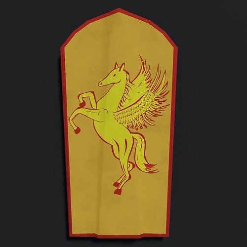 3D model Pavise Shield VR / AR / low-poly | CGTrader