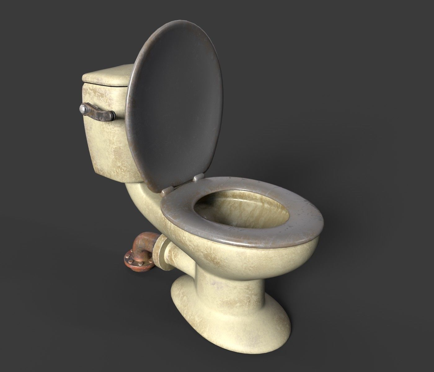 3D model Dirty Toilet Asset VR / AR / low-poly | CGTrader