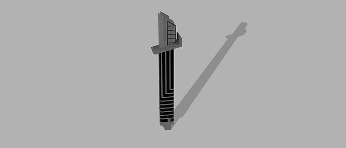 Dark Saber 3D model 3D printable | CGTrader