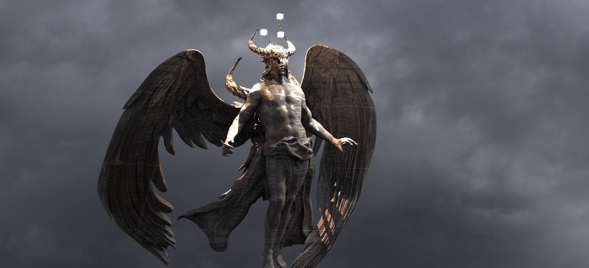 Devine Kingdom Fallen Angel 3D model | CGTrader