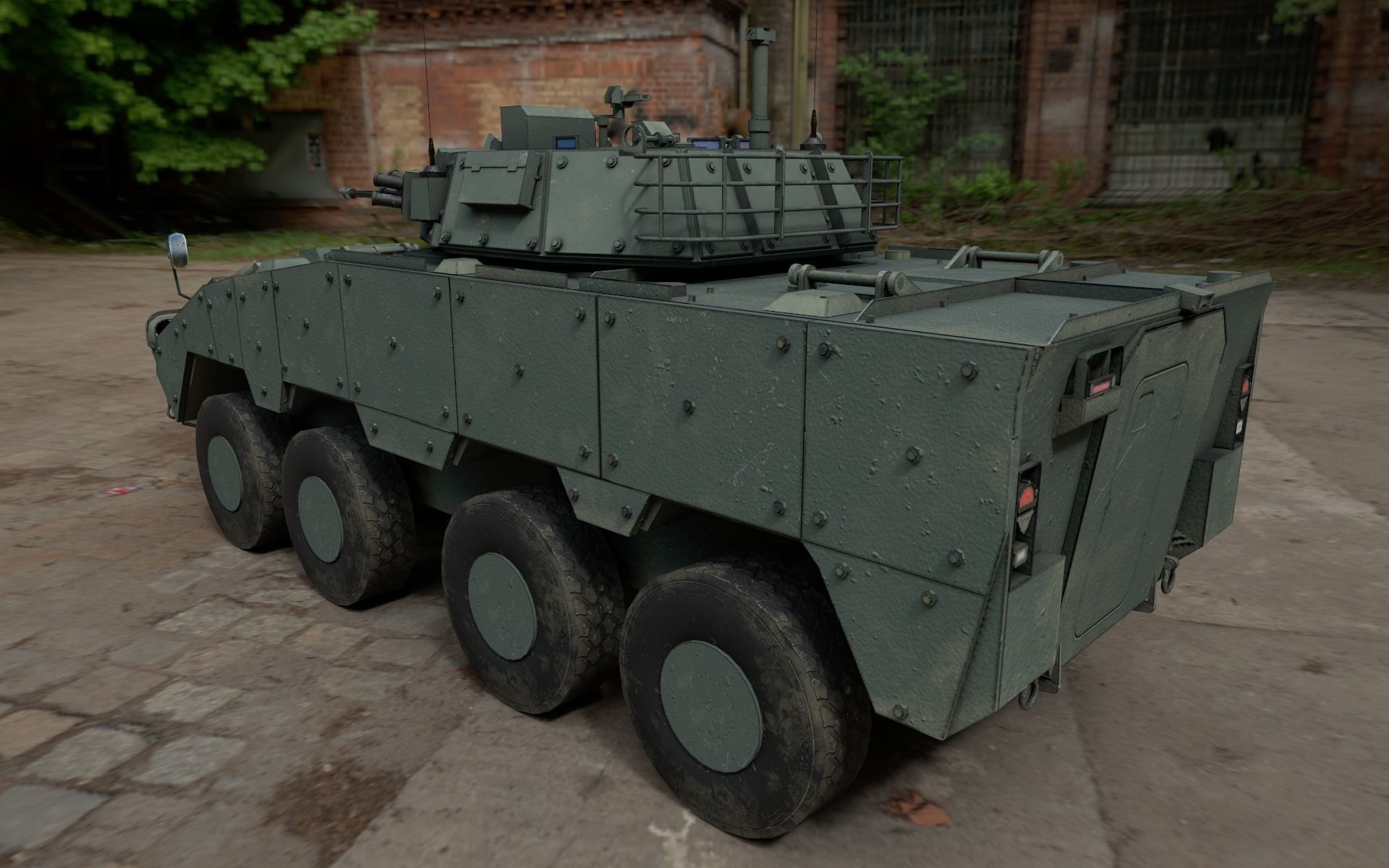 3D model CM34 Clouded Leopard Armoured Vehicle VR / AR / low-poly ...