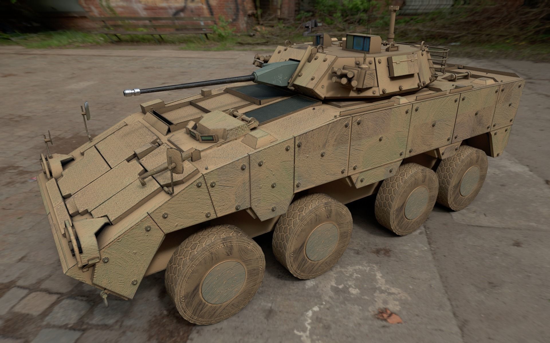 3D model CM34 Clouded Leopard Armoured Vehicle VR / AR / low-poly ...