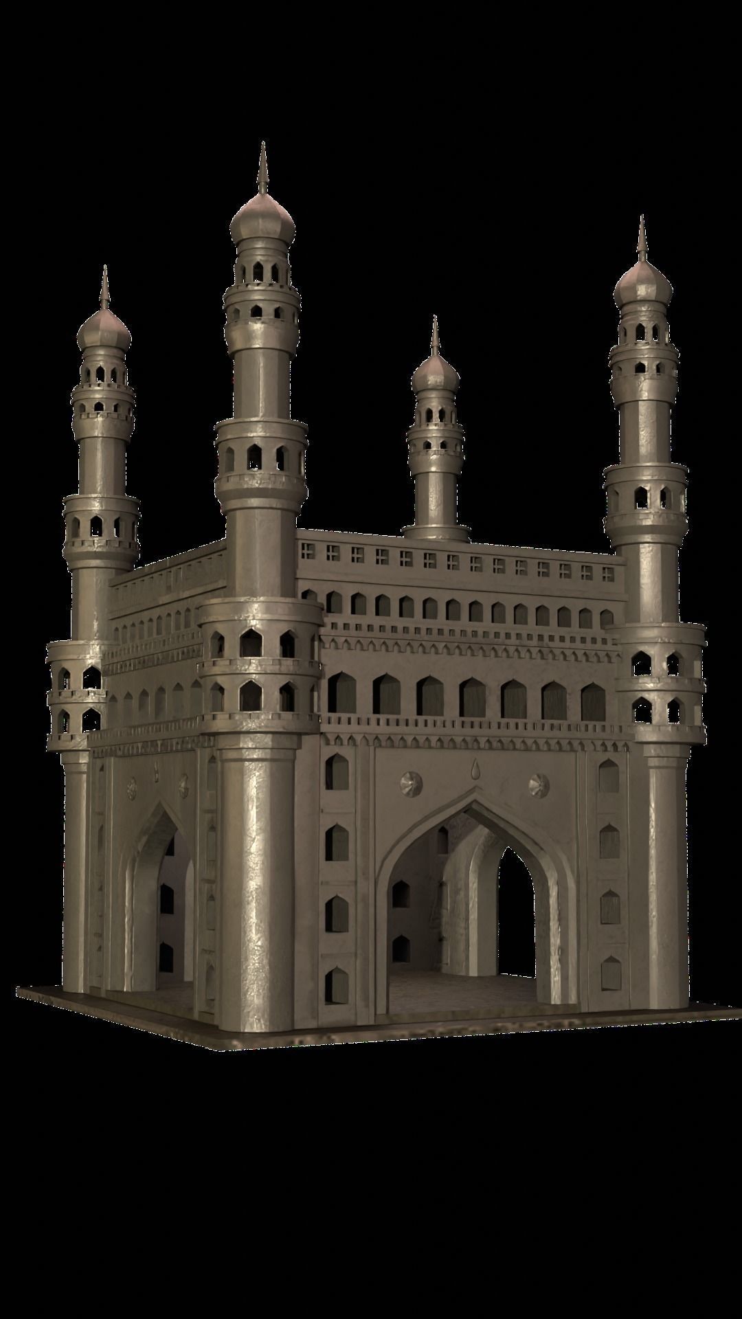 3D model Charminar VR / AR / low-poly | CGTrader