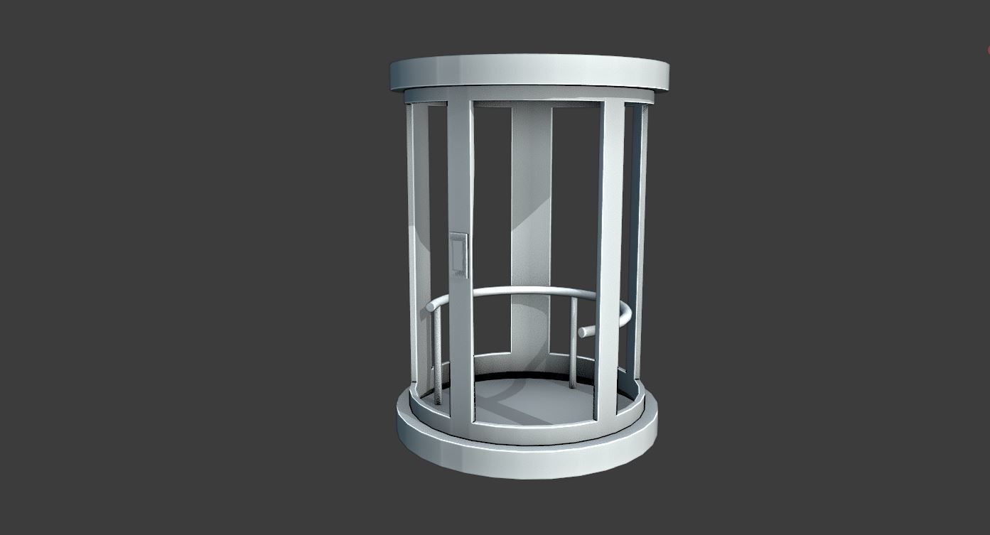 Cylindrical Elevator 3D Model 3D model | CGTrader