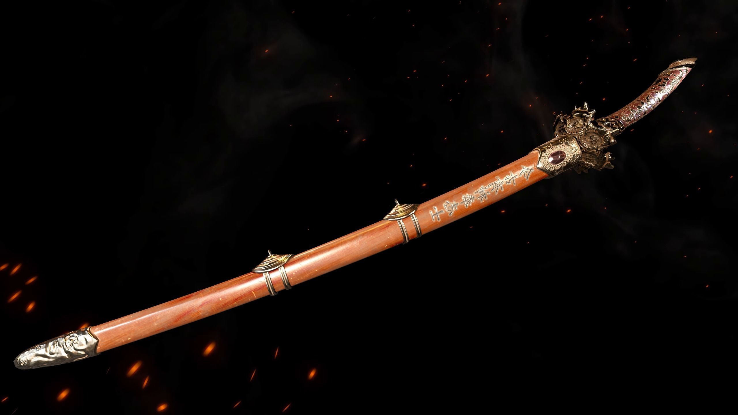 3D model Relic katana VR / AR / low-poly | CGTrader