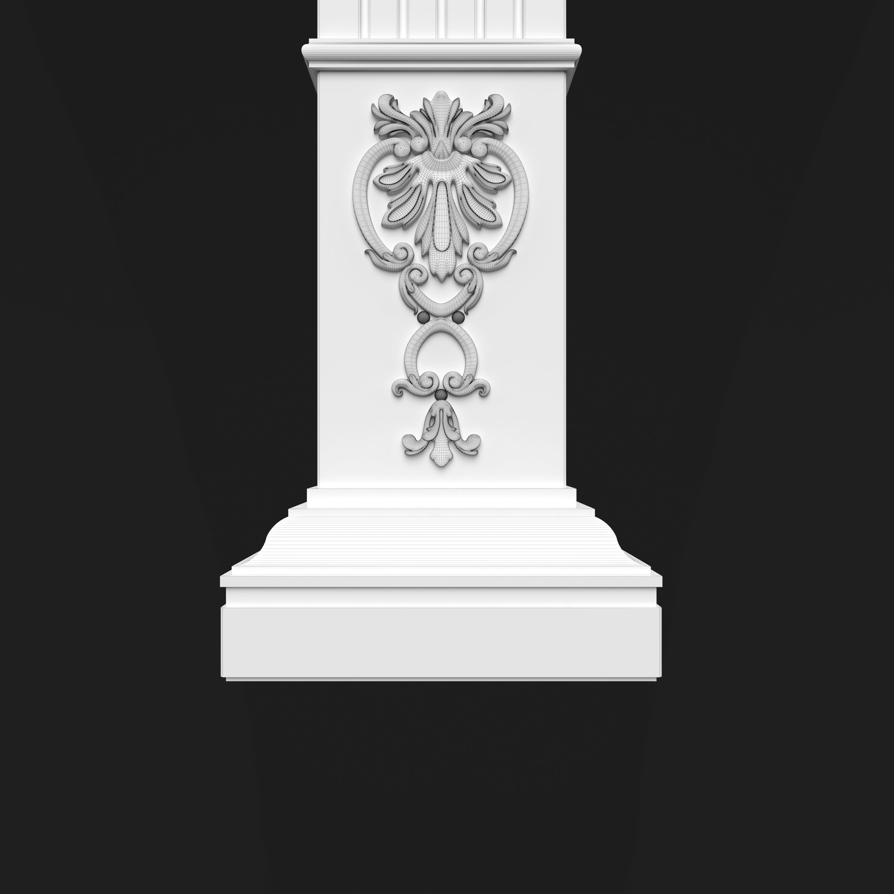 Column Decorative 9 3D model | CGTrader