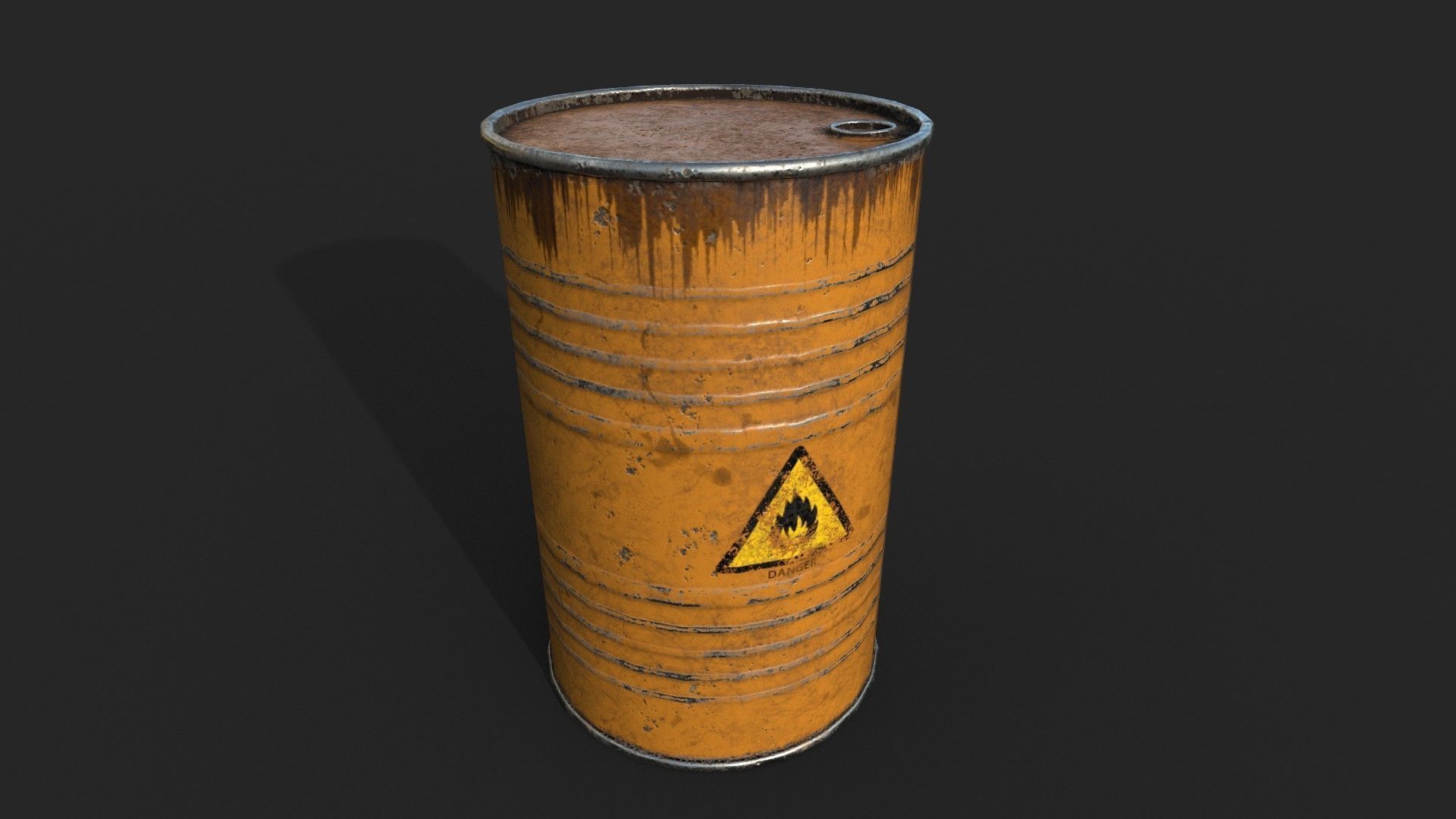 3D model Explosive Barrel VR / AR / low-poly | CGTrader