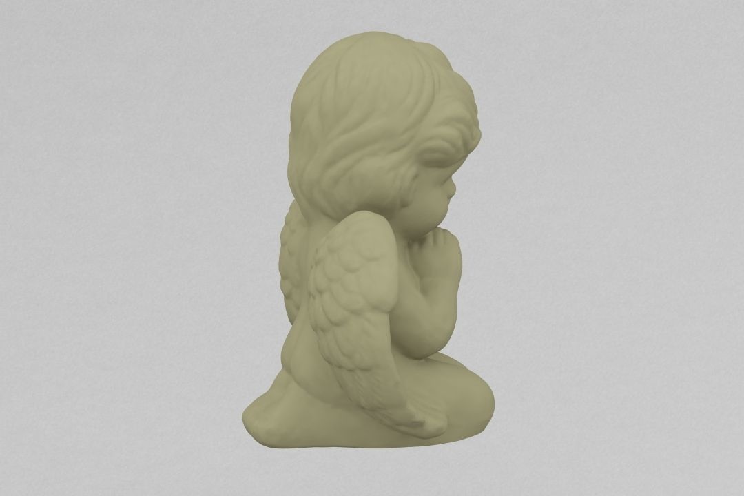 little angel 3D model 3D printable | CGTrader