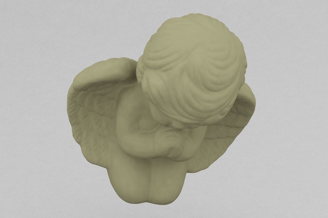 little angel 3D model 3D printable | CGTrader