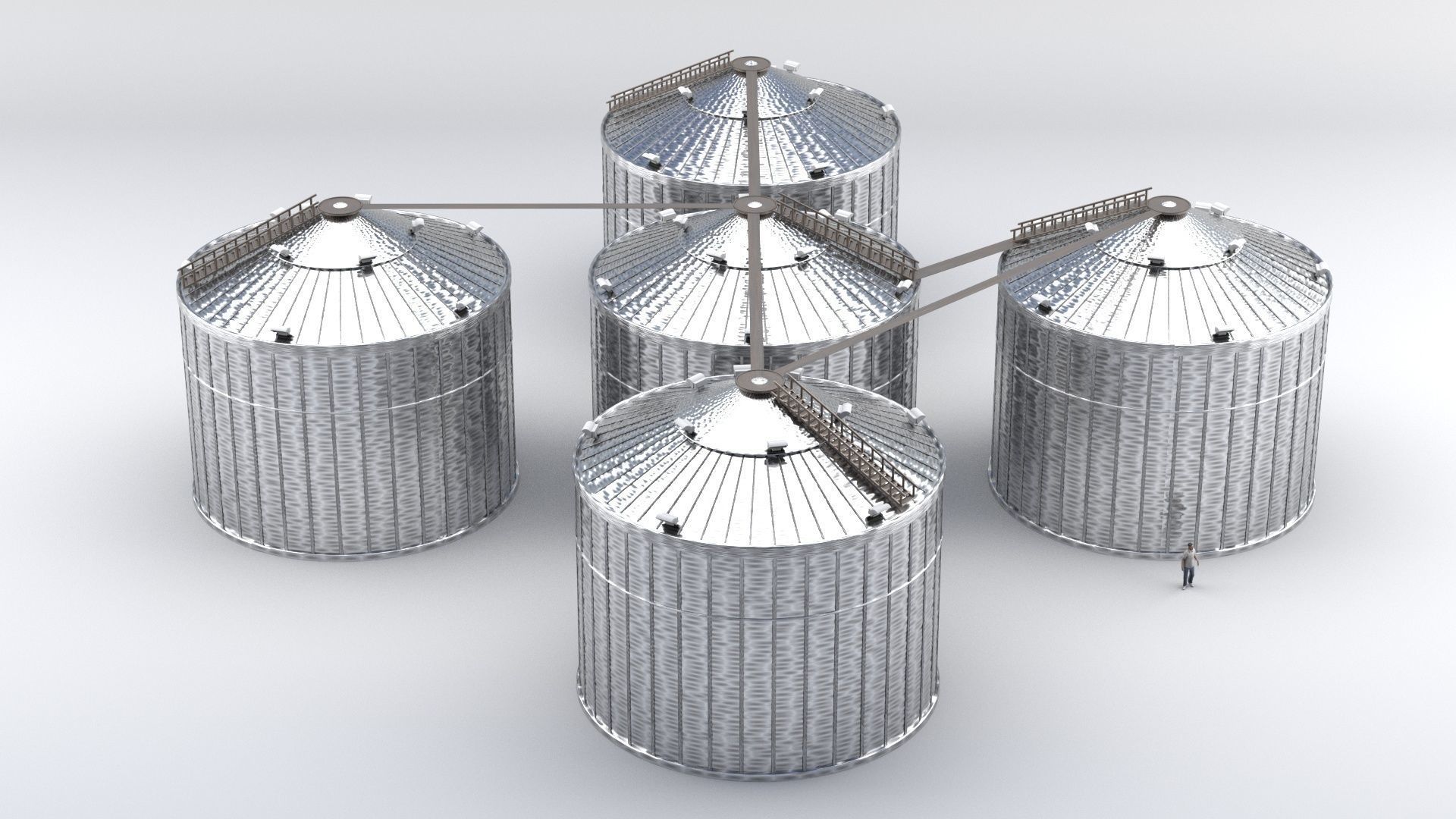 Silo or storage free 3D model | CGTrader