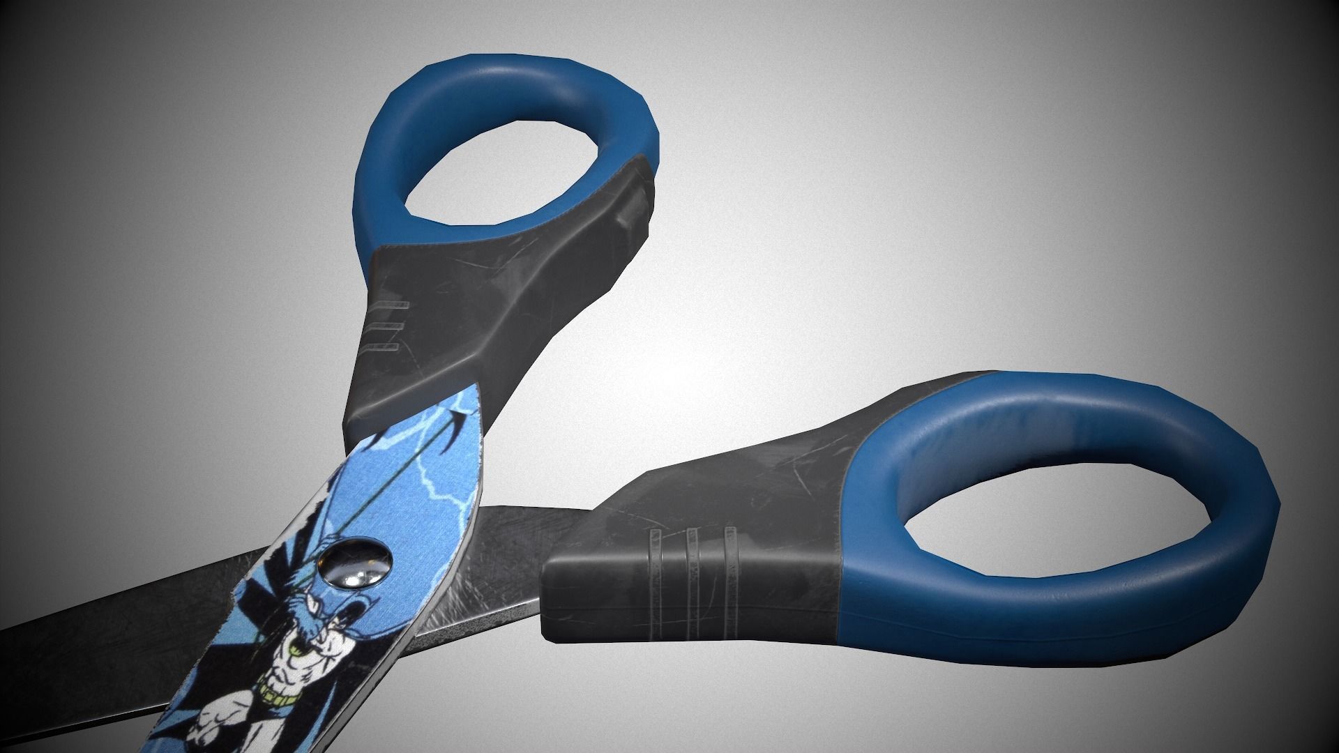 Batman Scissors free VR / AR / low-poly 3D model | CGTrader