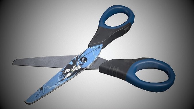 Batman Scissors free VR / AR / low-poly 3D model | CGTrader