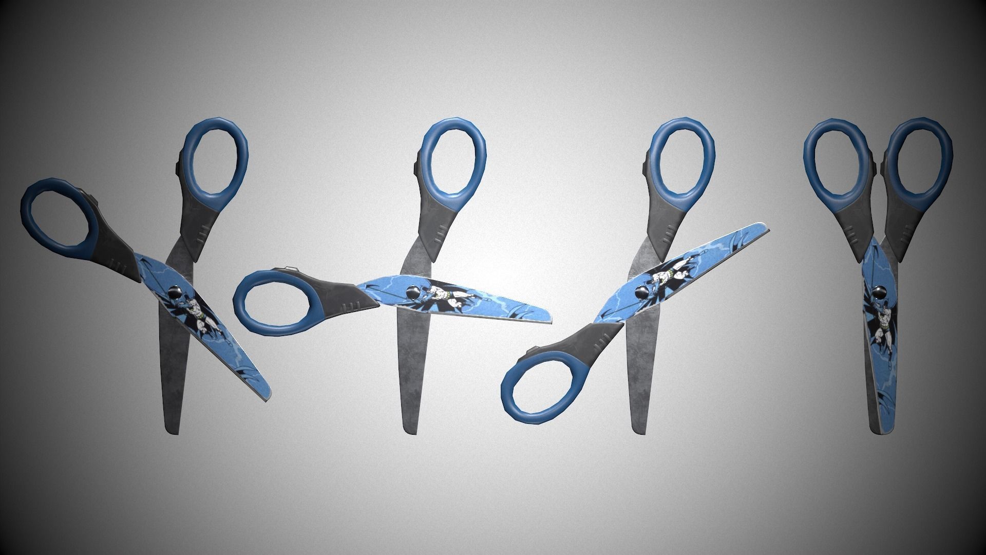 Batman Scissors free VR / AR / low-poly 3D model | CGTrader