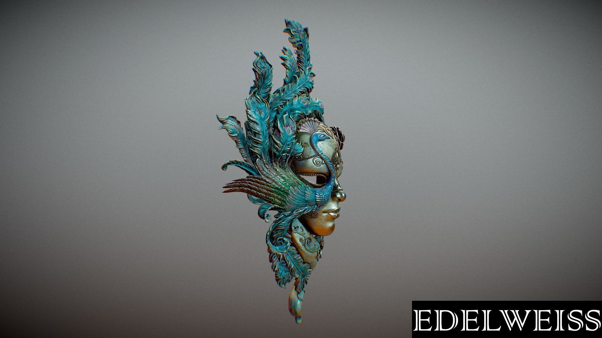 The Venetian masquerade mask 3D model | CGTrader