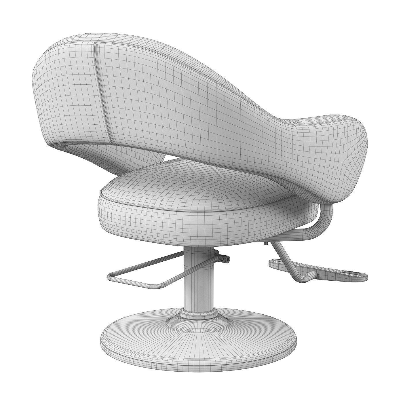 Nagi Styling Chair 3D model | CGTrader