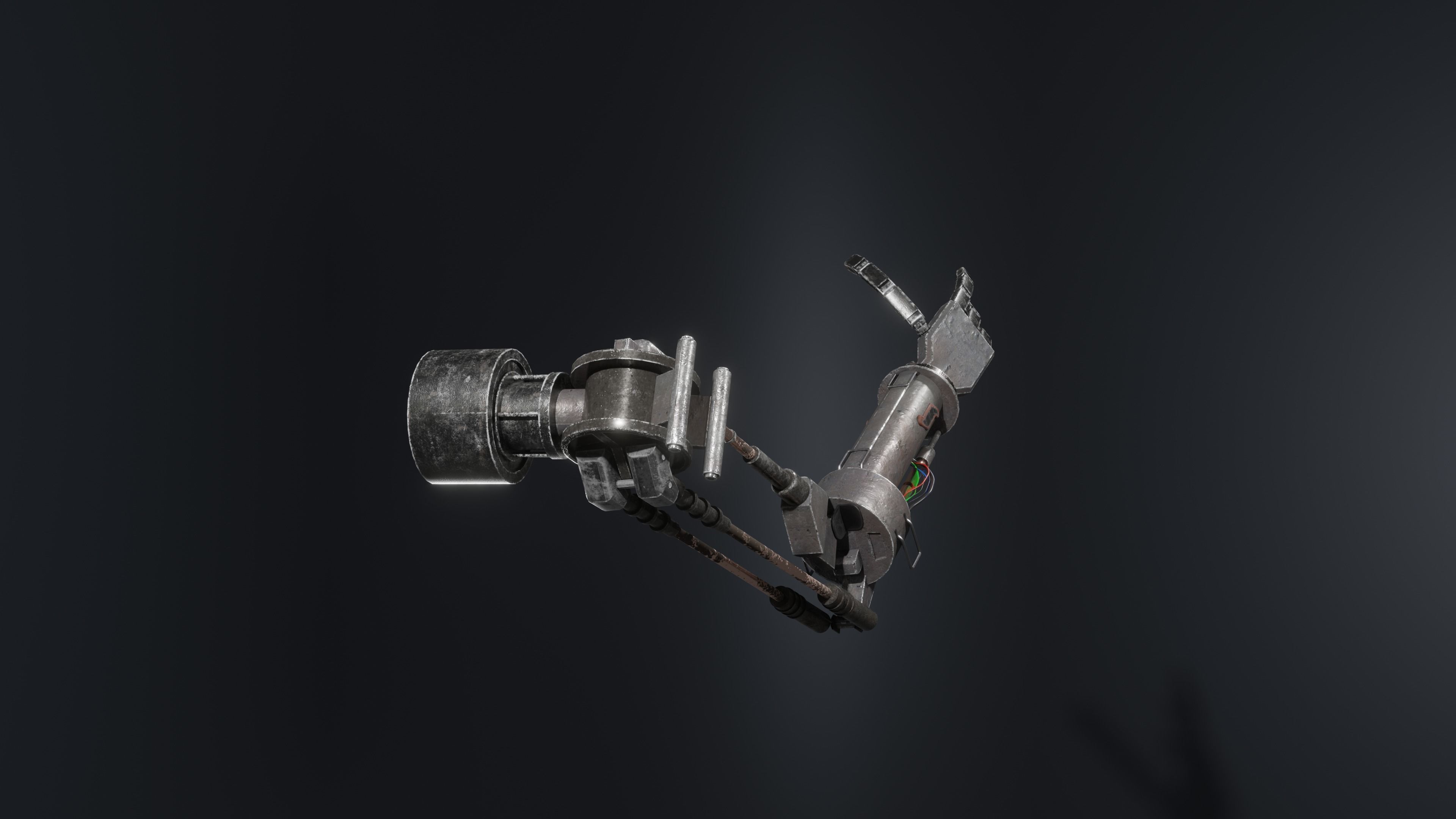 3D model Prosthetic trash arm VR / AR / low-poly | CGTrader
