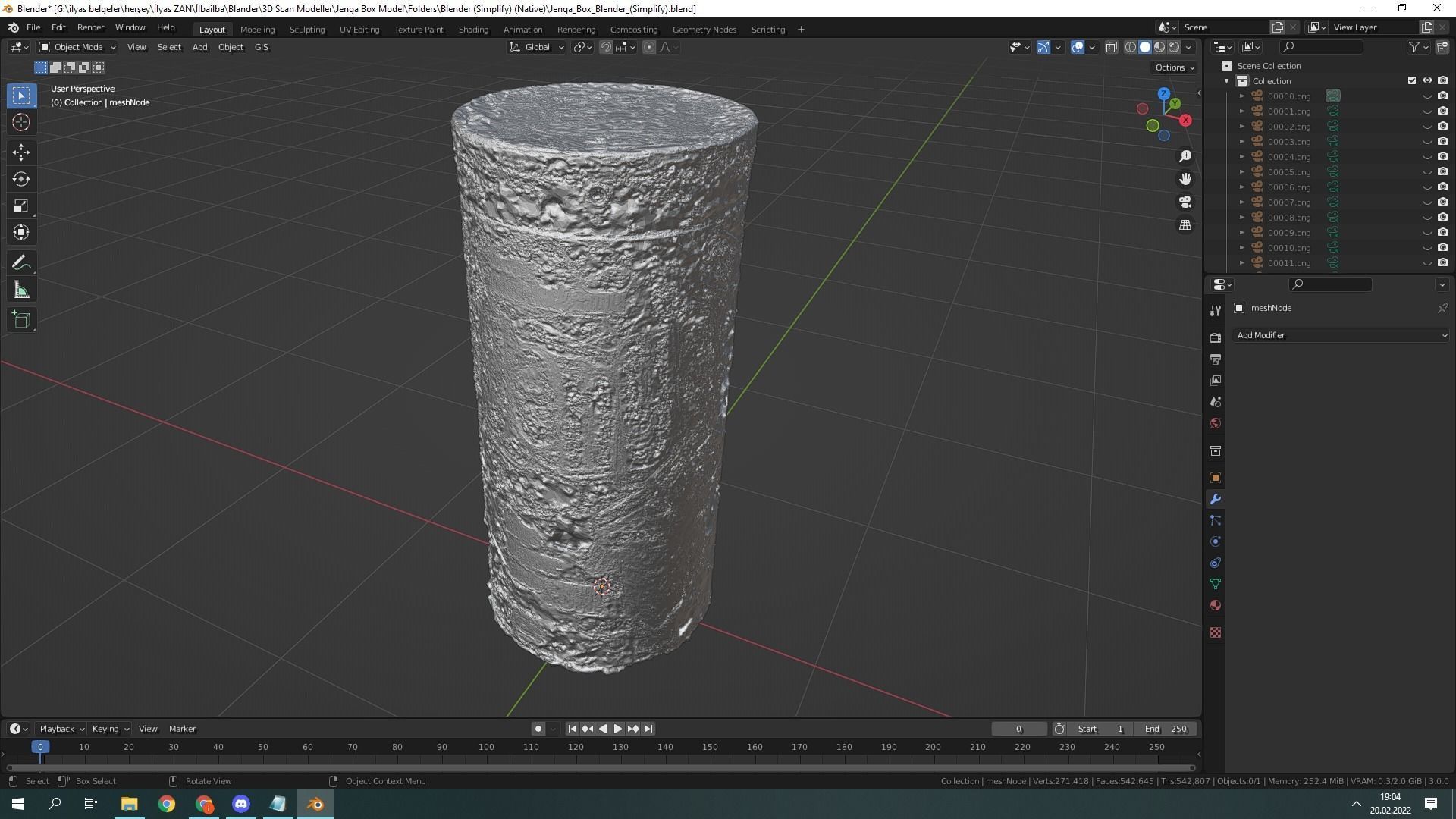Jenga Box Blender Model 3D 3D model | CGTrader