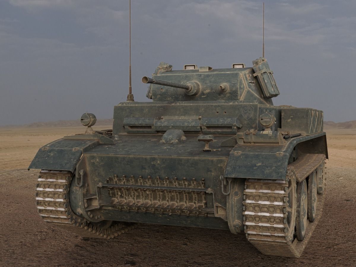 PzKpfw II Ausf L Luchs SdKfz123 3D model | CGTrader