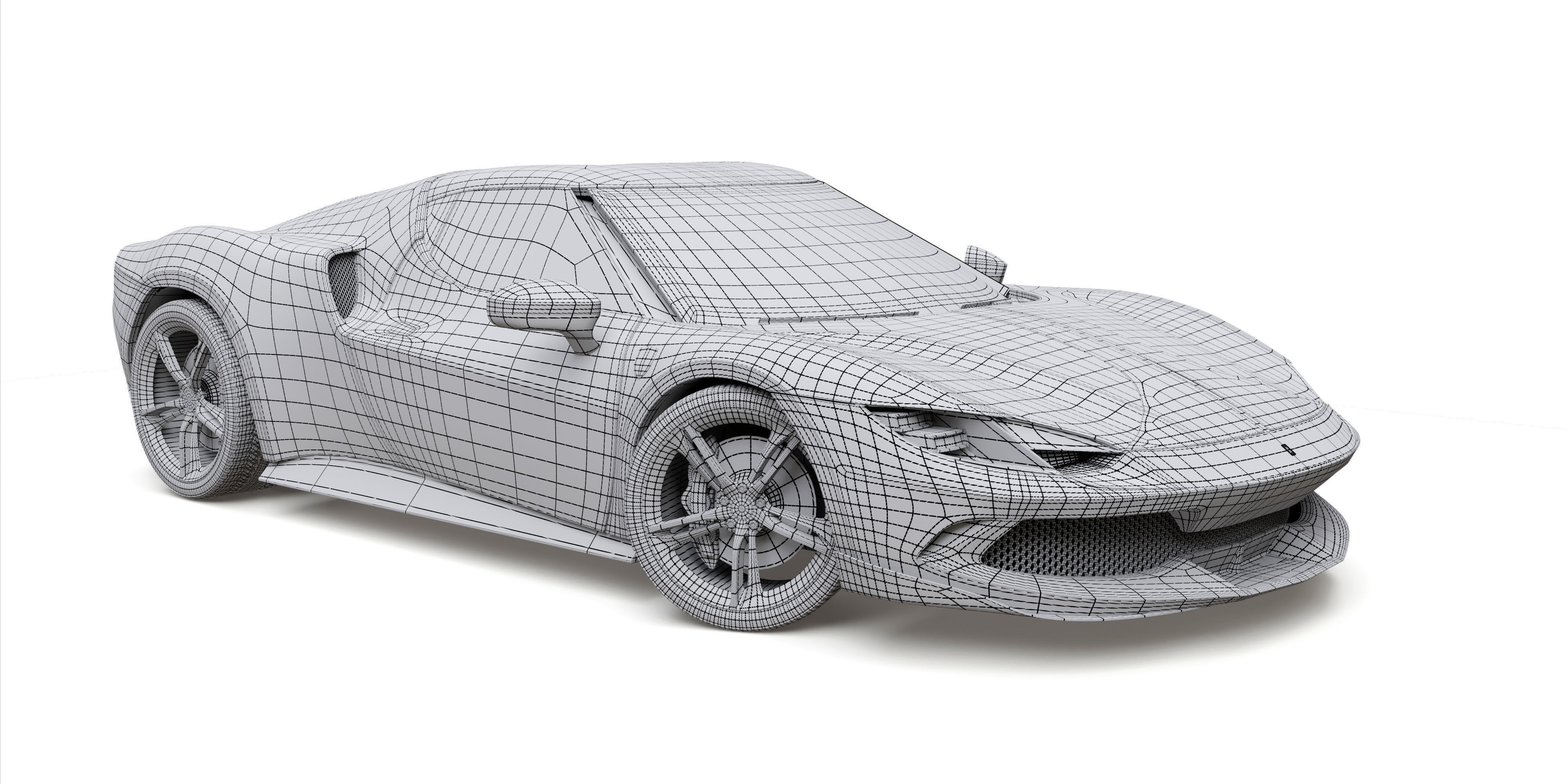 Ferrari 296 GTB 2022 3D model | CGTrader