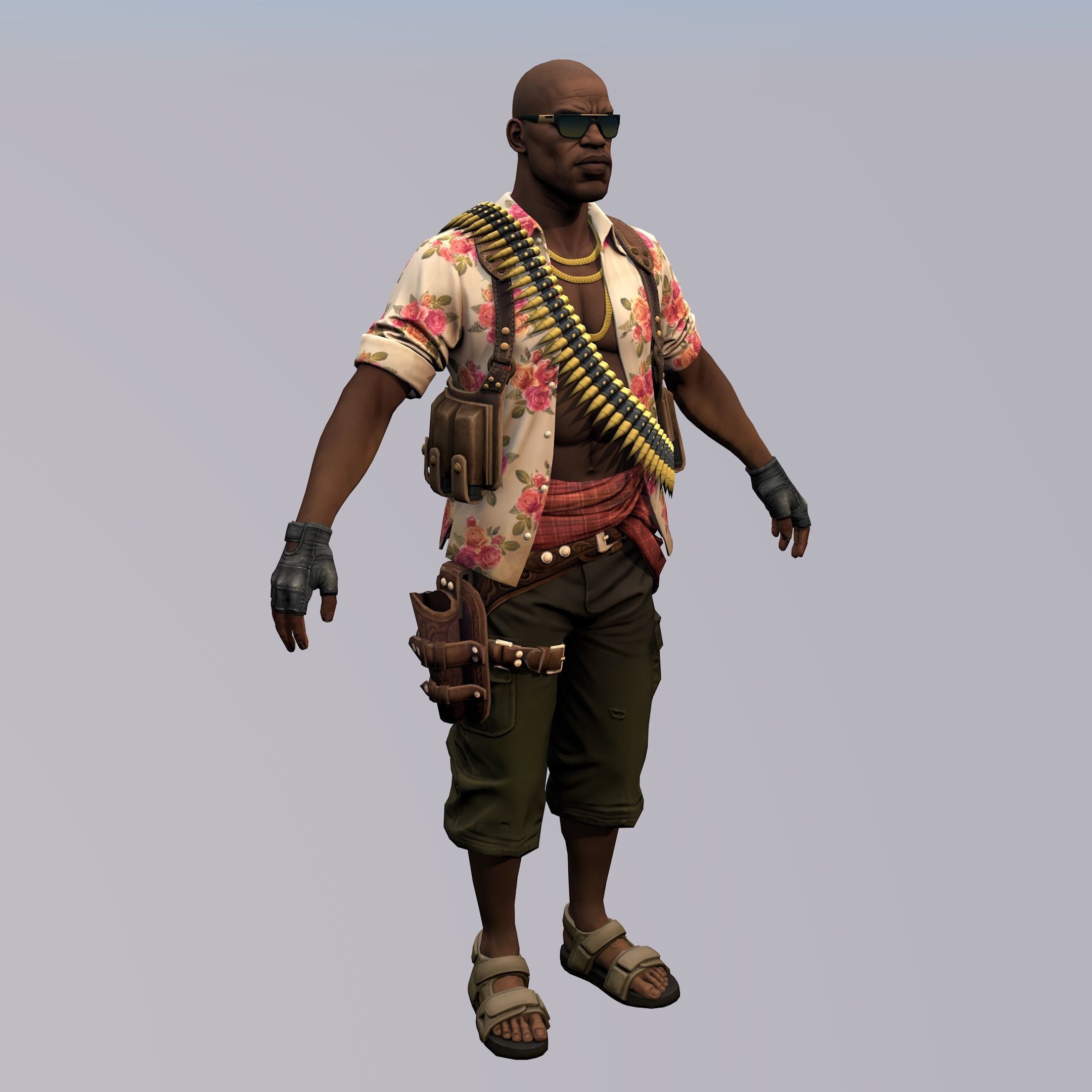 Agent from the game CSGO Elite Hunter Solman Partisans 3D model | CGTrader