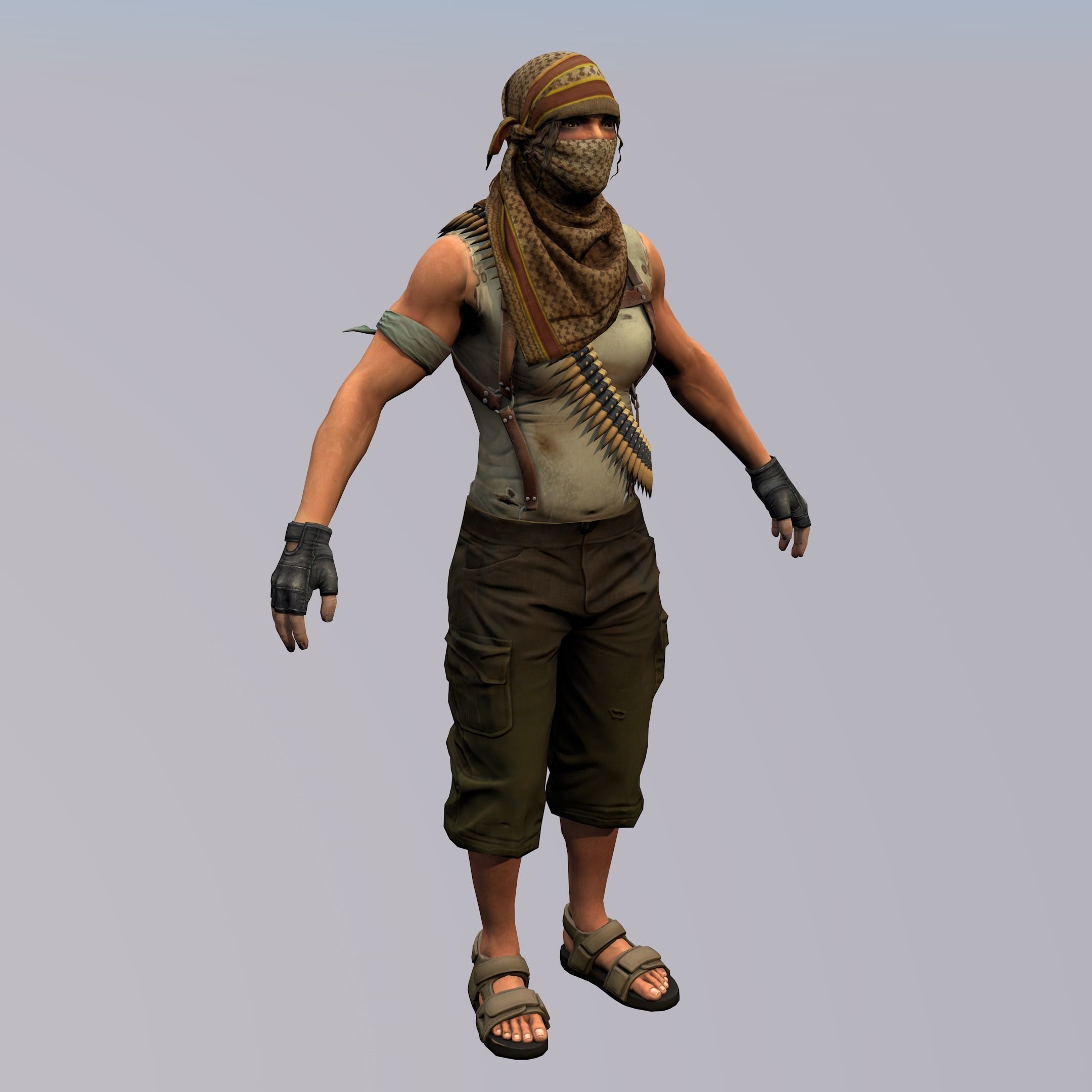 Agent from the game CSGO Hunter Guerrilla 3D model | CGTrader
