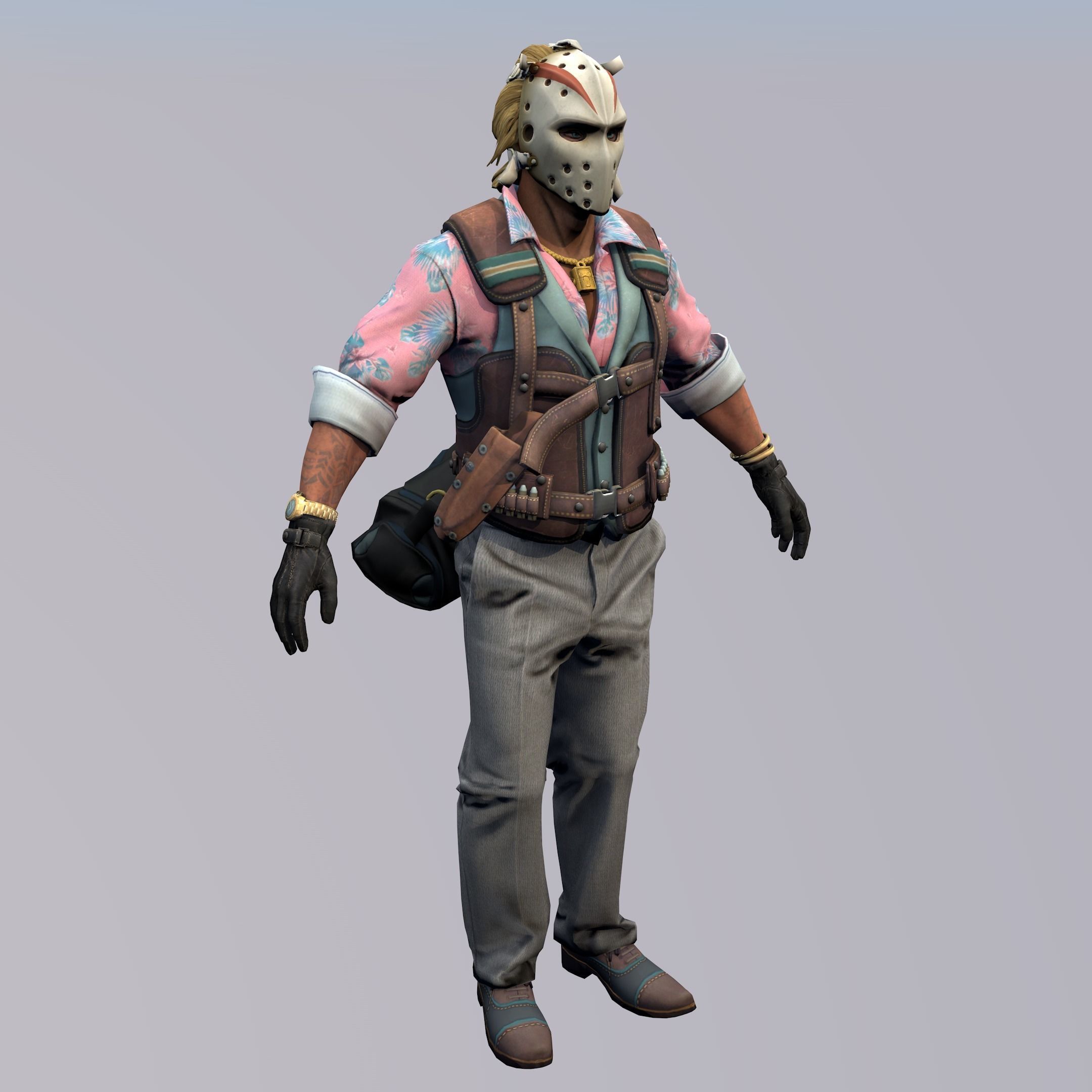 Agent from the game CSGO Sir Darryl The Professionals 3D model | CGTrader