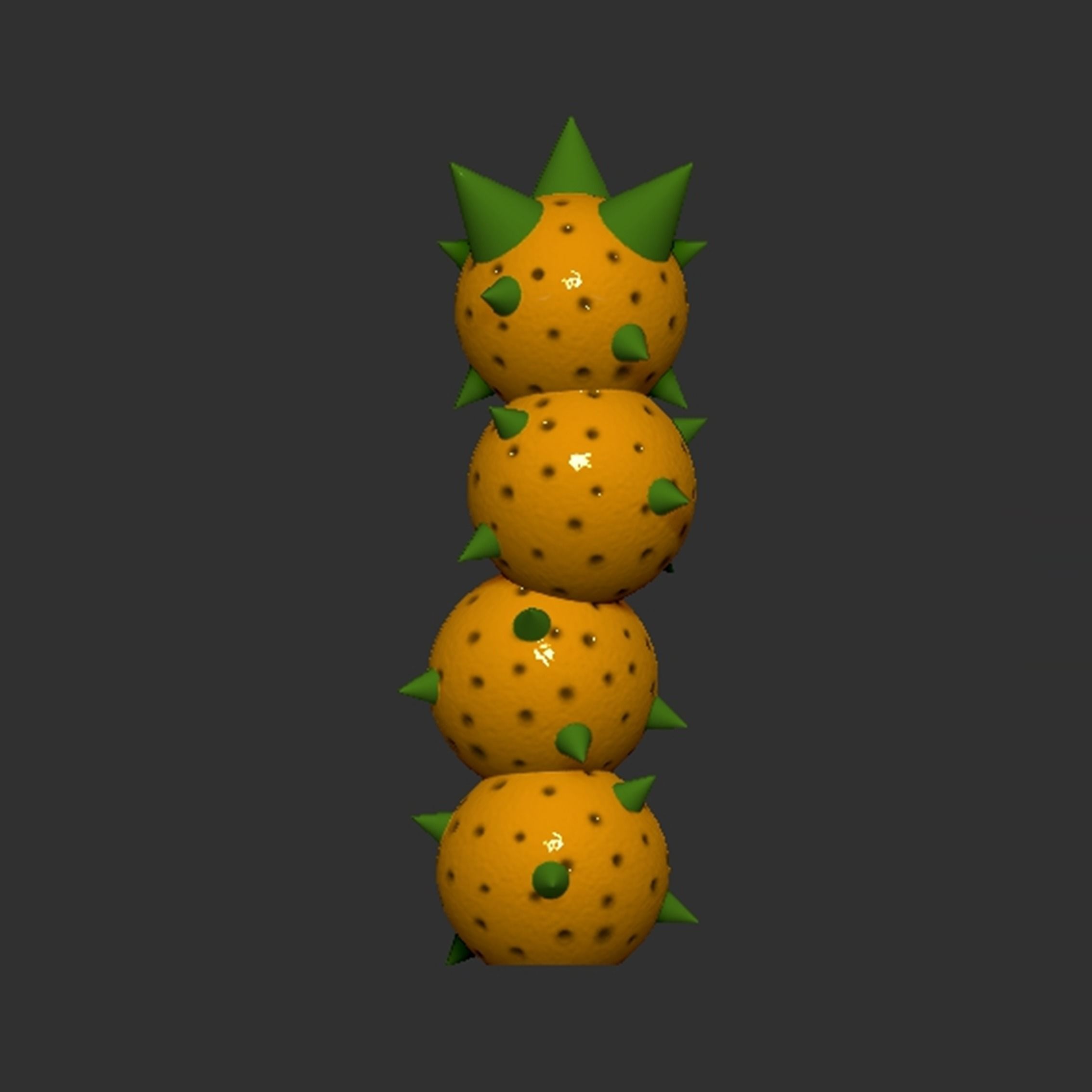 Pokey Mario Enemy 3D model 3D printable | CGTrader