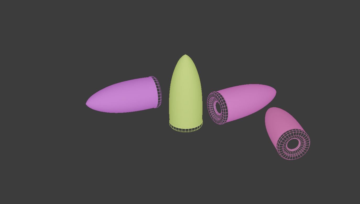 Mechanical Gun Bullets 3D model 3D model | CGTrader