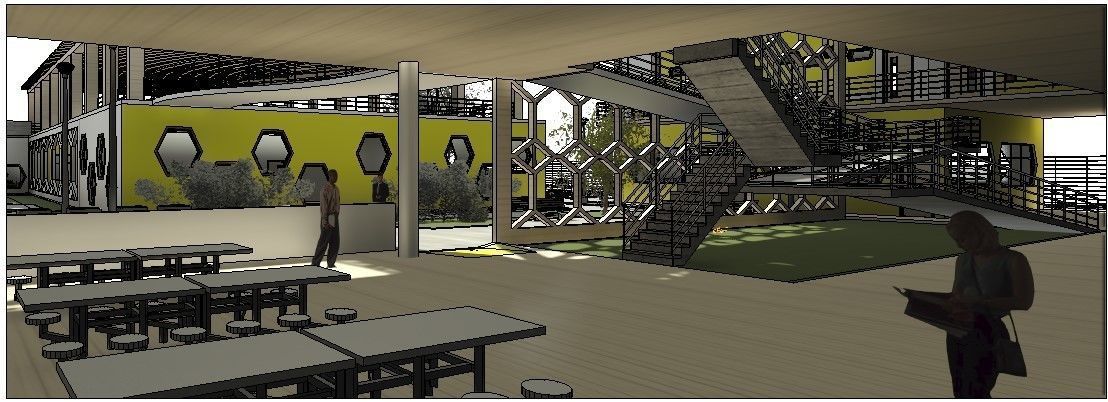 School and Kindergarten compelete revit project 3D model | CGTrader