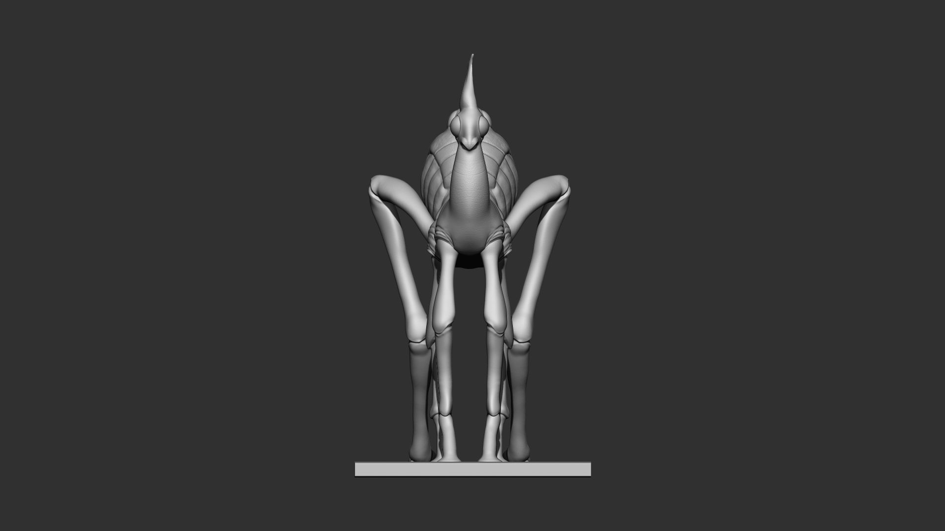 creature 3d print animal on platform 3D model 3D printable | CGTrader