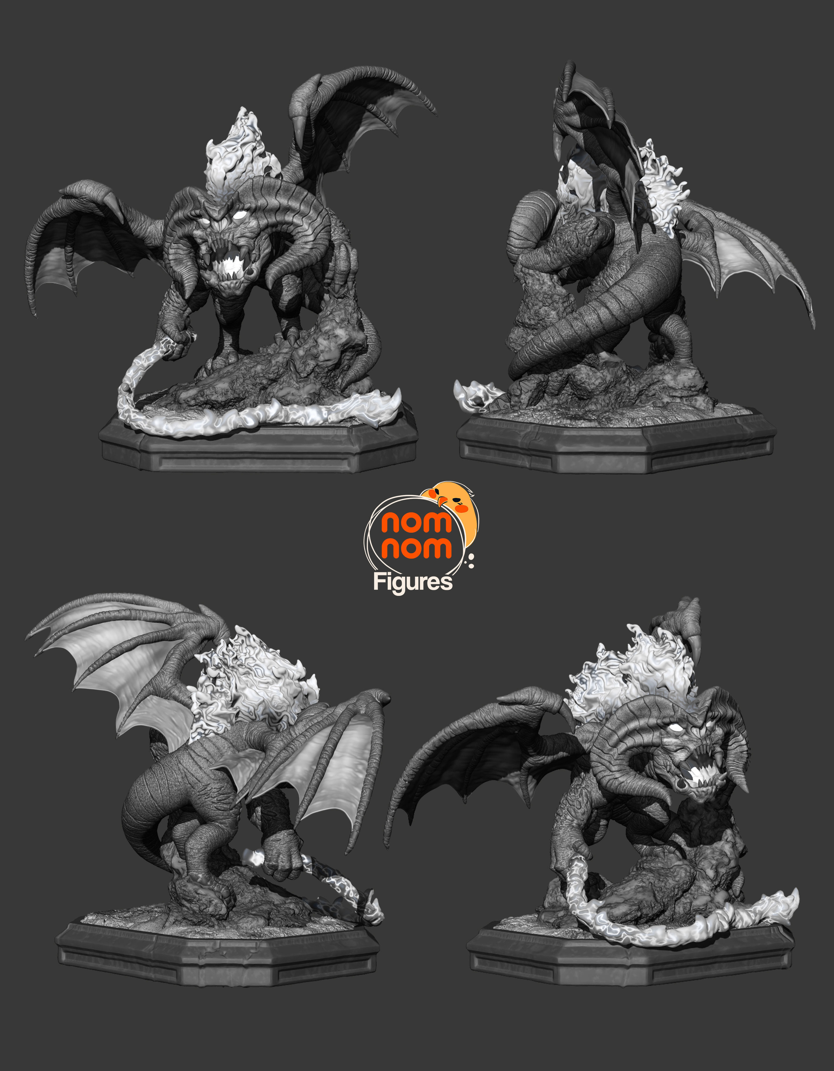 Chibi Balrog 3D model 3D printable | CGTrader