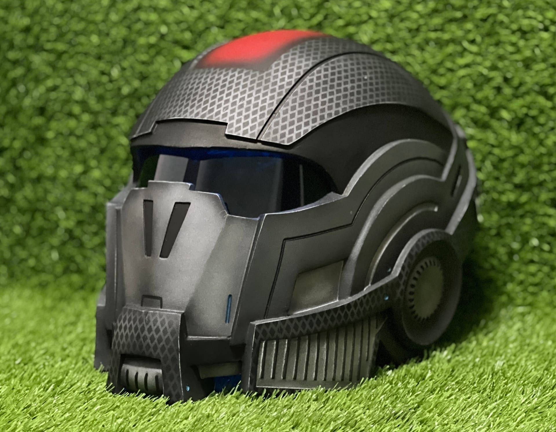 printable sci fi N7 mass effect helmet wargaming 3D model 3D printable ...