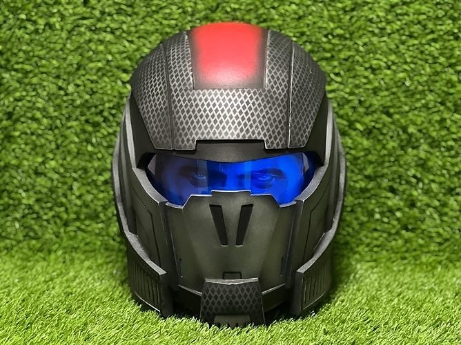 printable sci fi N7 mass effect helmet wargaming 3D model 3D printable ...