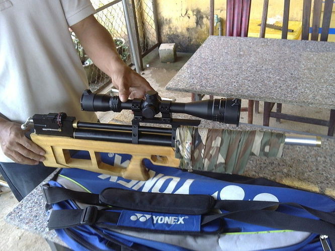 3D PCP airgun | CGTrader