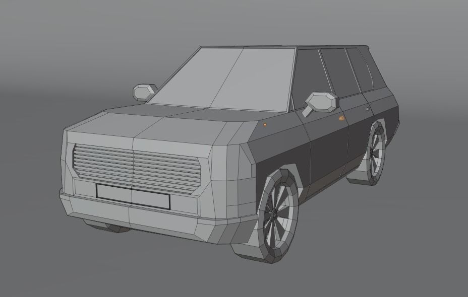 Low Poly SUv free VR / AR / low-poly 3D model | CGTrader