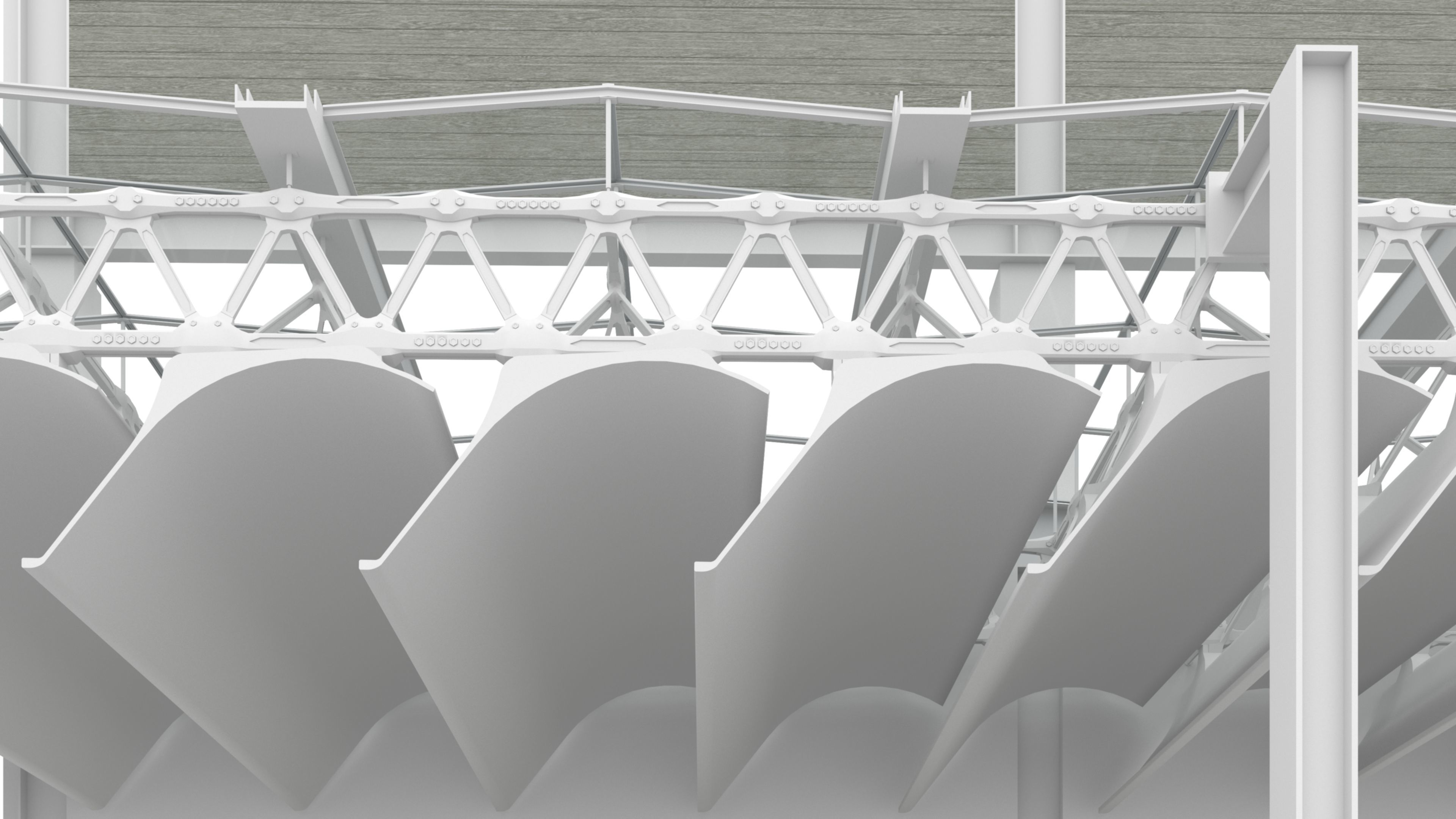 Menil Collection - Exterior Facade sample 3D model | CGTrader