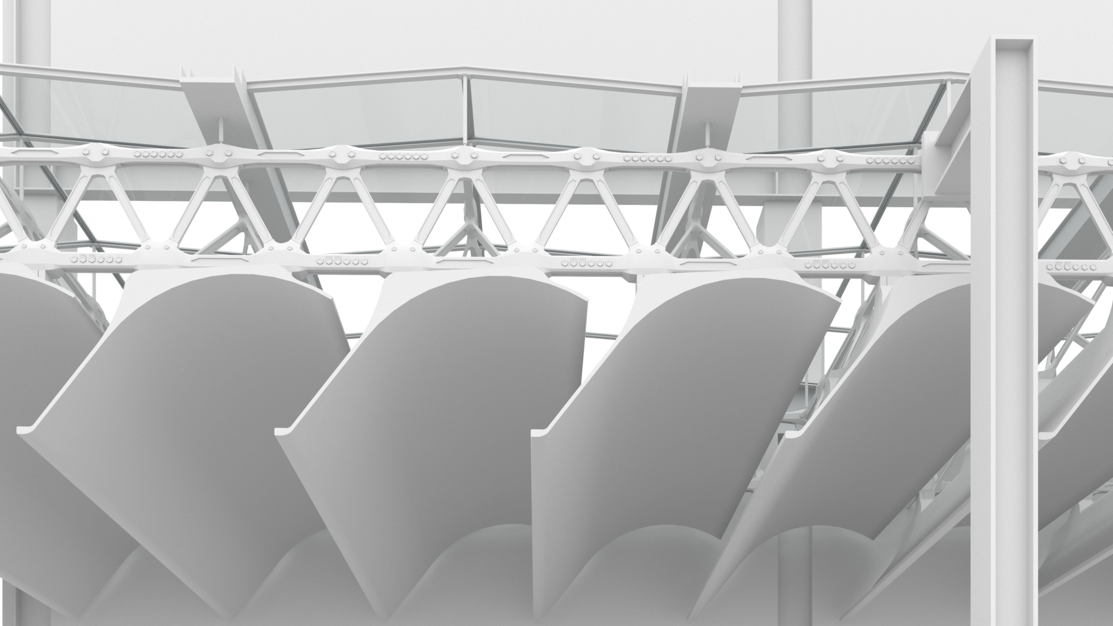 Menil Collection - Exterior Facade sample 3D model | CGTrader