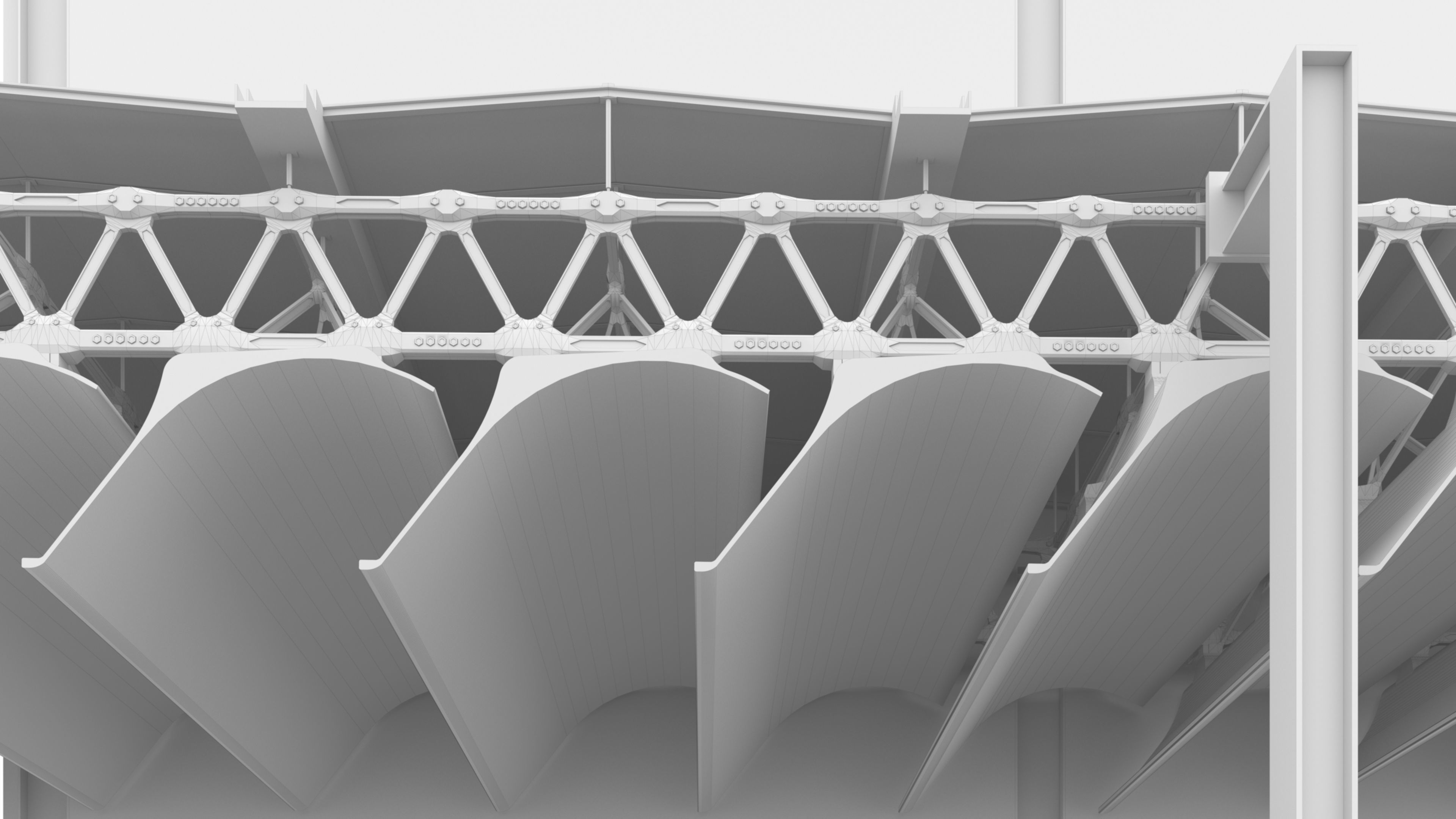 Menil Collection - Exterior Facade sample 3D model | CGTrader