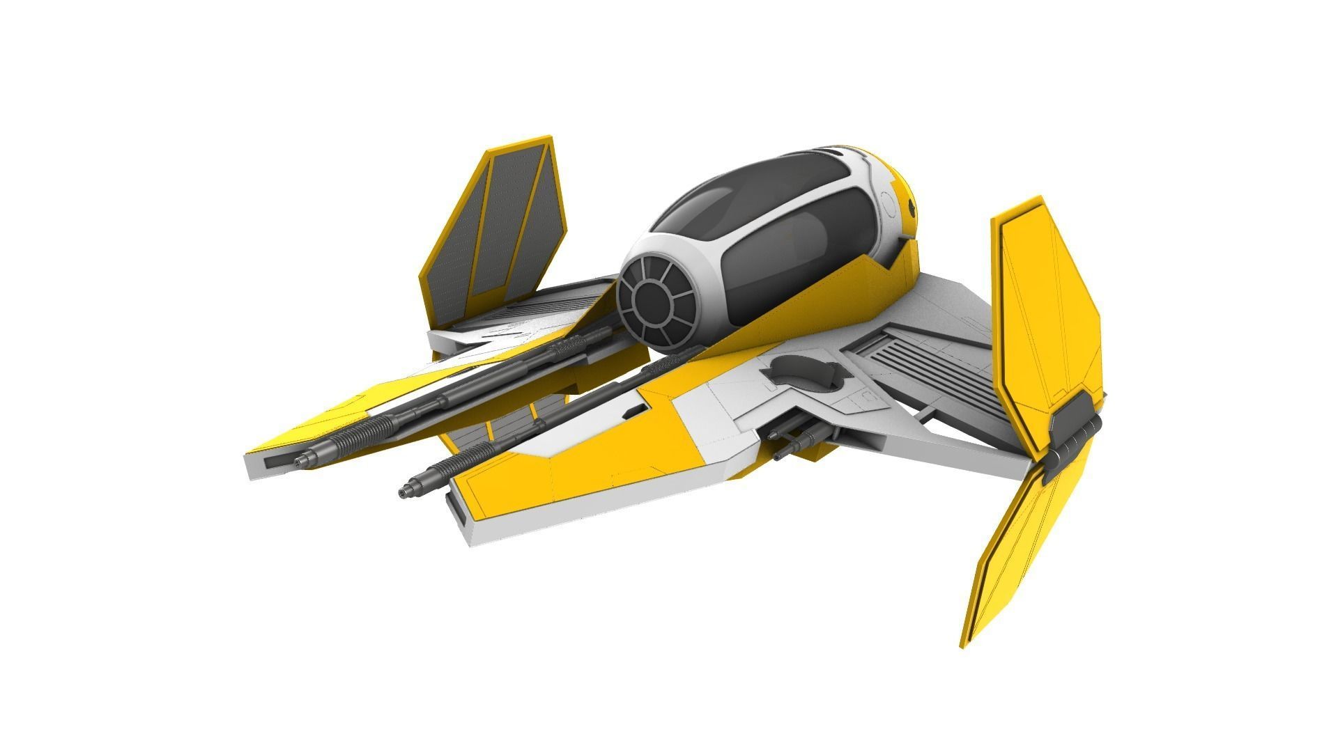 STAR WARS Jedi Interceptor ETA-2 3D model | CGTrader