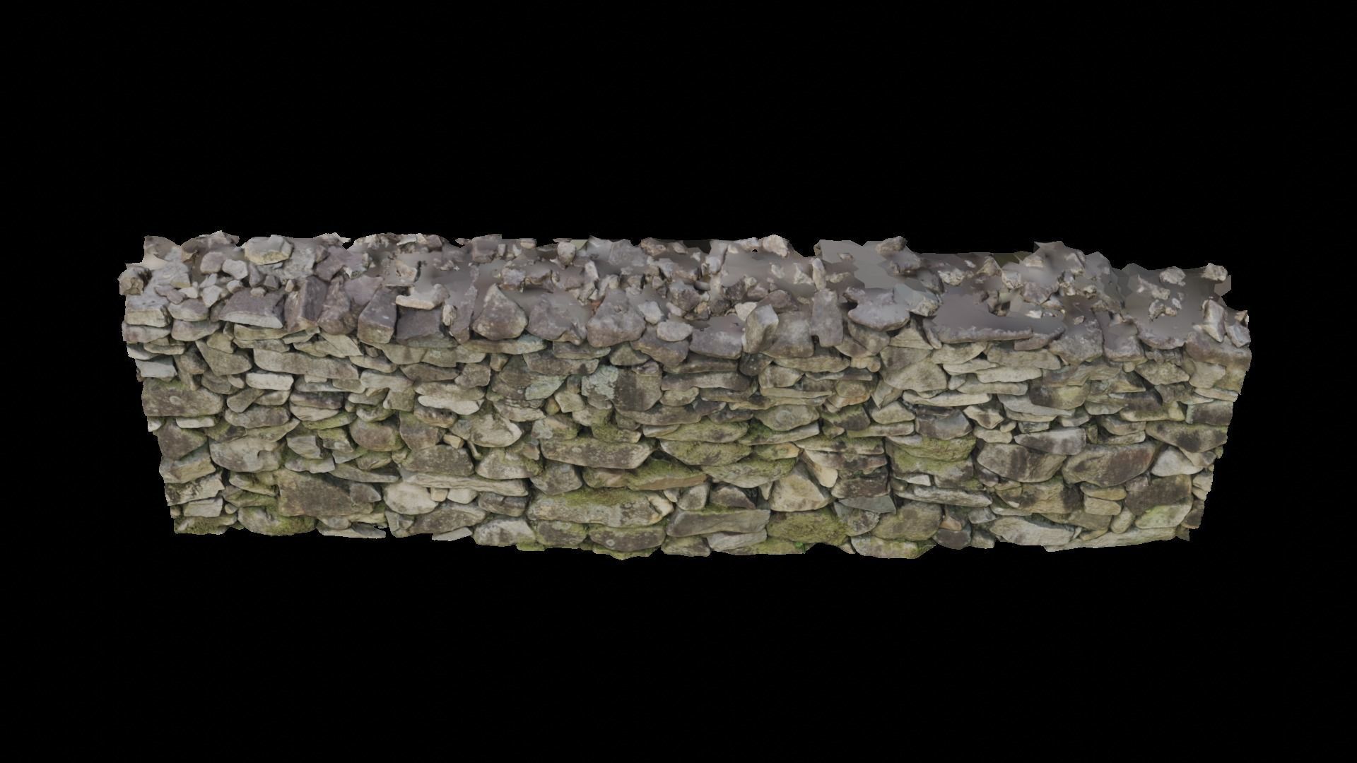 Stone Wall 3D model | CGTrader