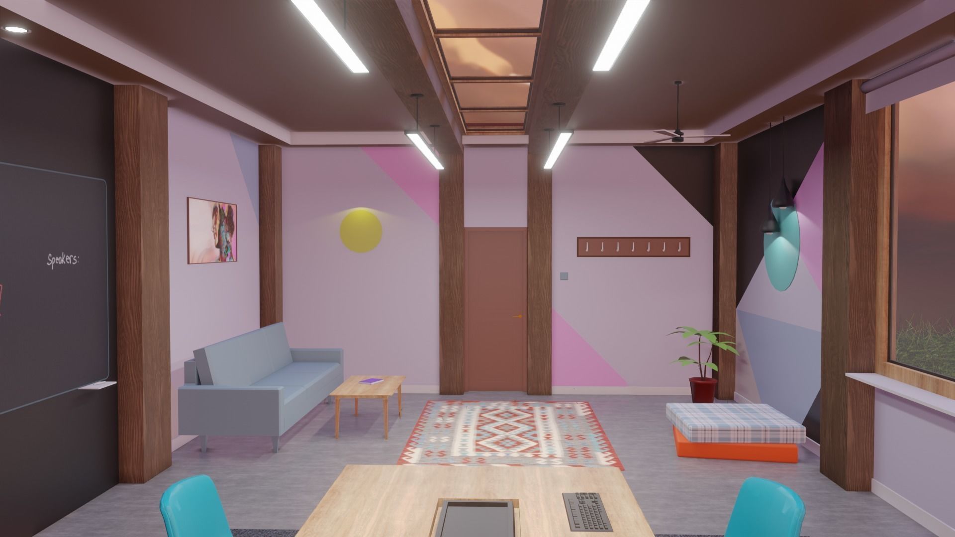 3D model Metaverse Workroom VR / AR / low-poly | CGTrader