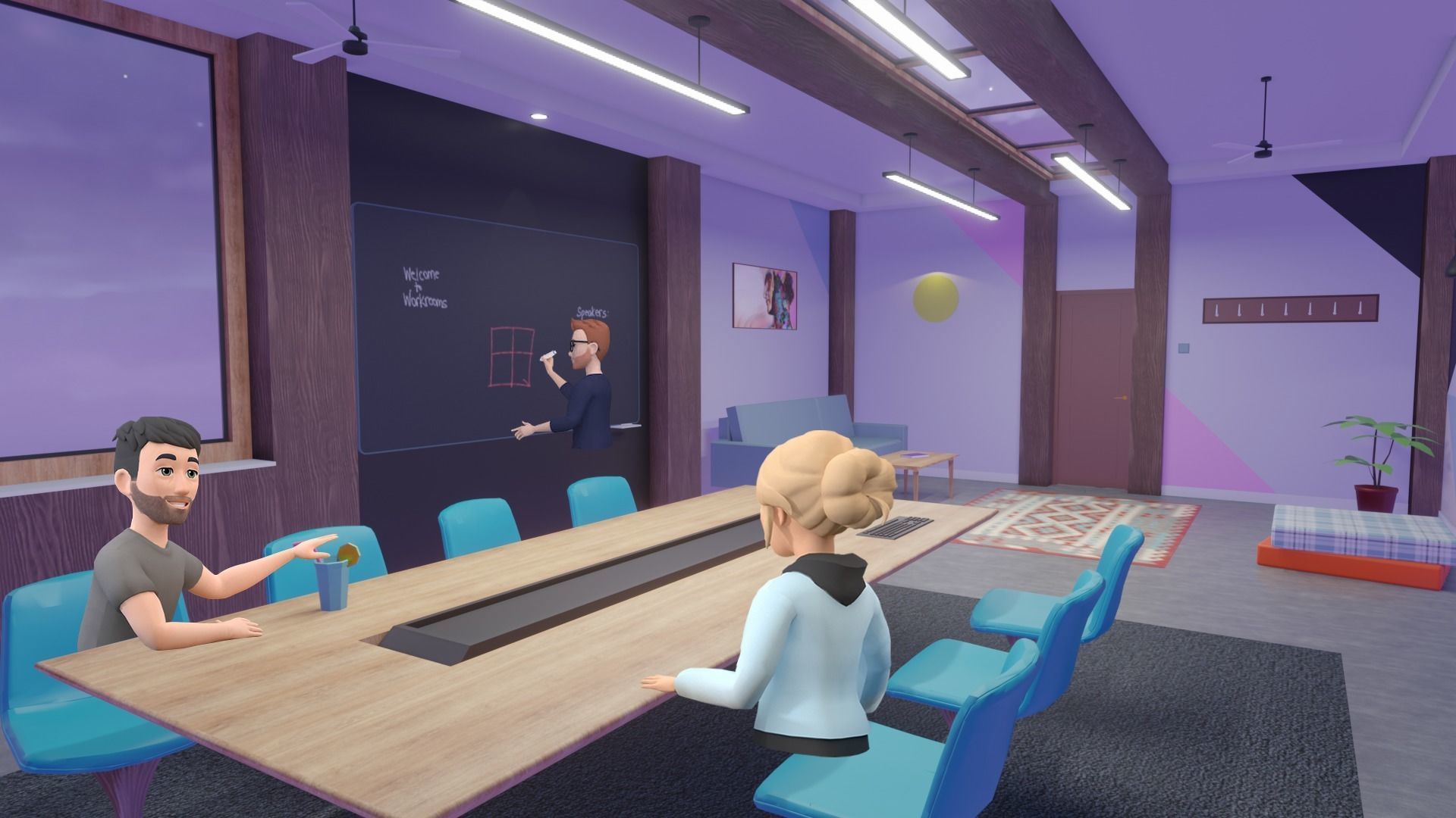 3D model Metaverse Workroom VR / AR / low-poly | CGTrader
