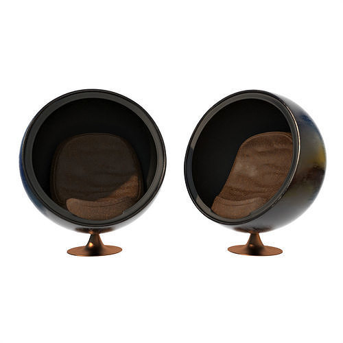 Spherical chair 3D model | CGTrader
