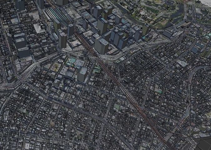 3D model 3D Tokyo city of VR / AR / low-poly | CGTrader