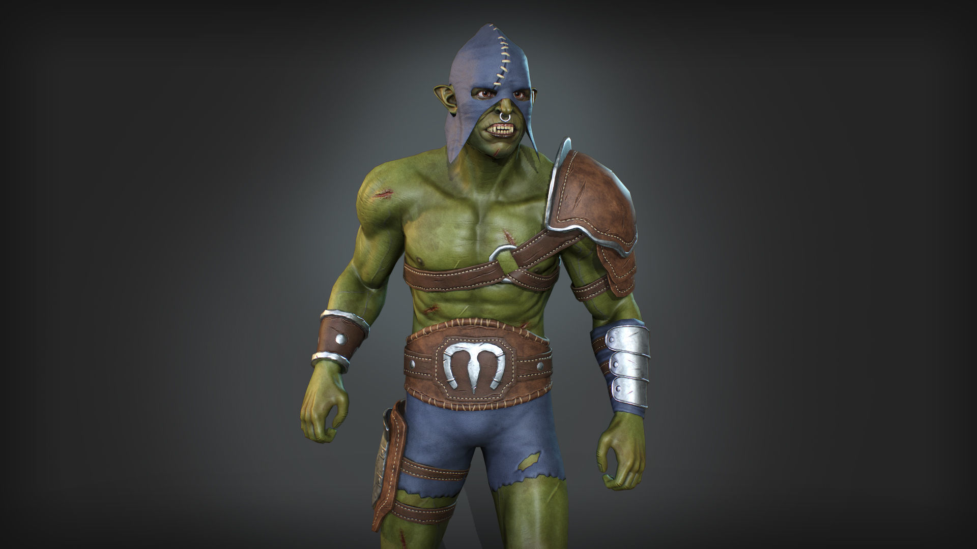 3D model Orc 02 VR / AR / low-poly rigged | CGTrader
