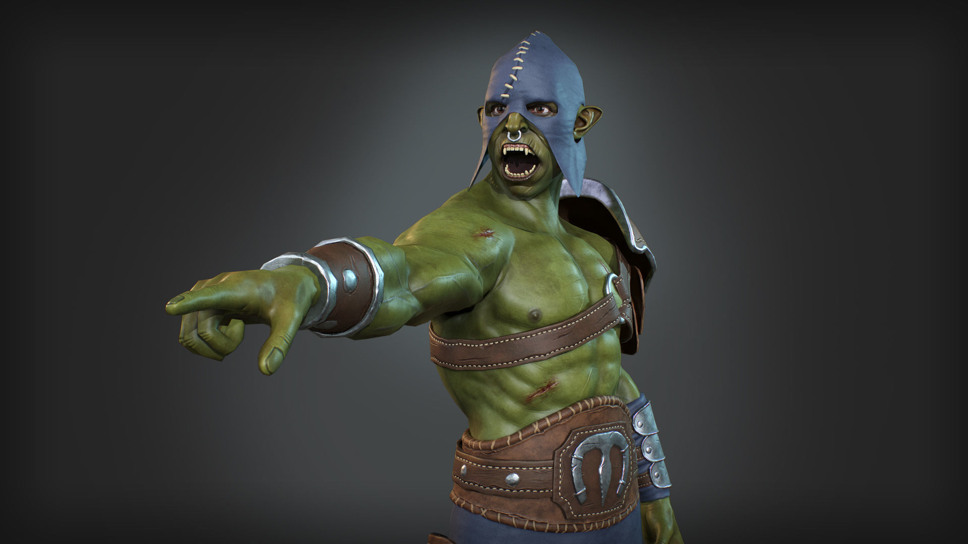 3D model Orc 02 VR / AR / low-poly rigged | CGTrader