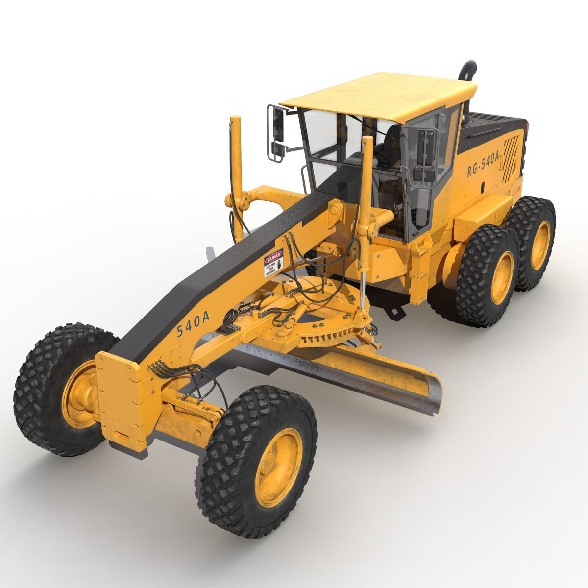 Road Grader 3D model | CGTrader