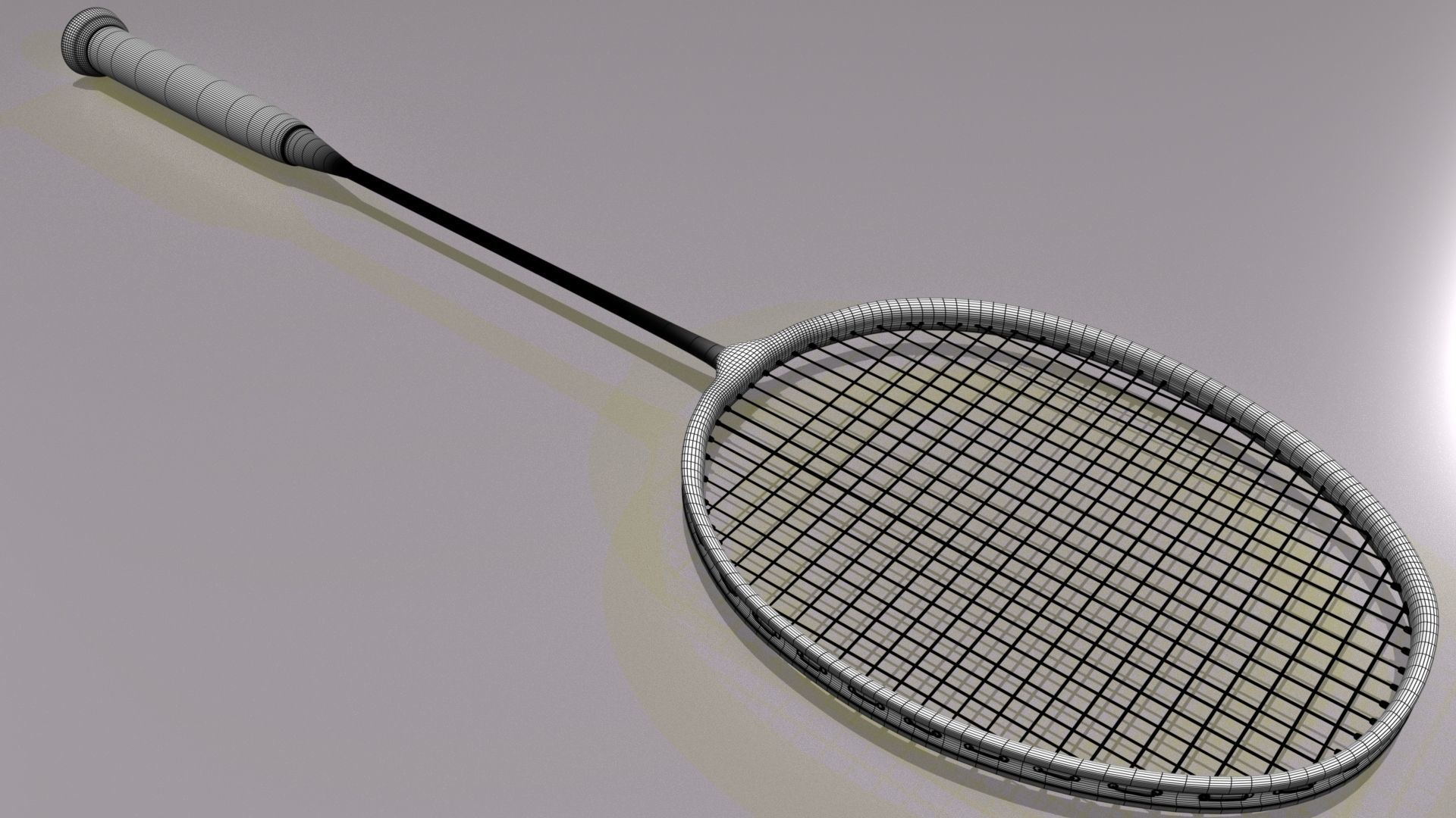Badminton 3D model | CGTrader